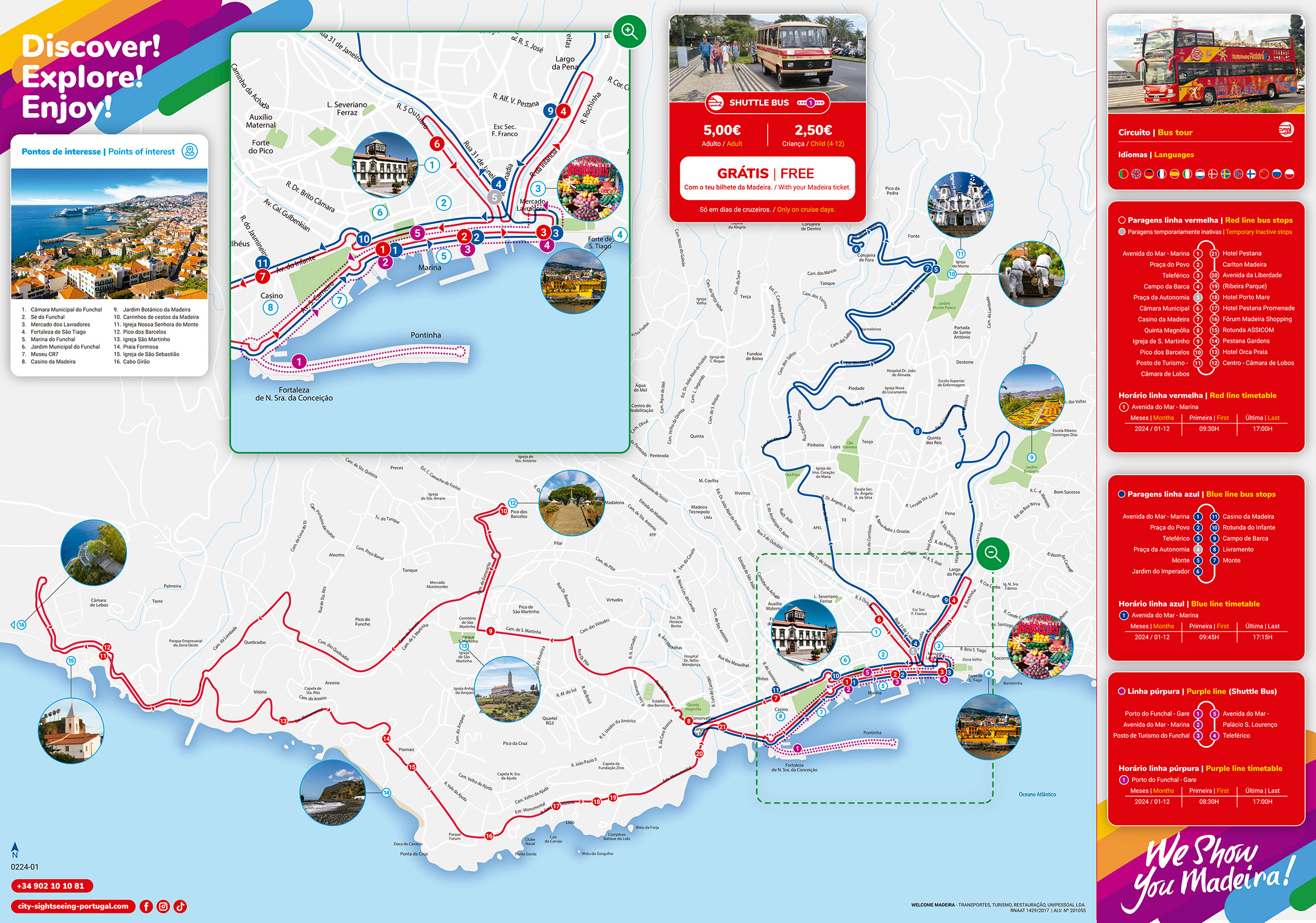 Madeira CitySightseeing - RedBus - Lido Tours